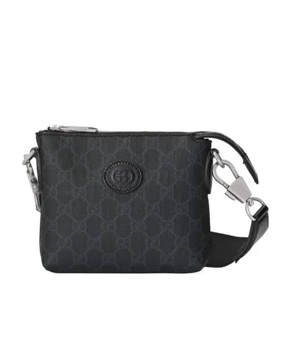 Gucci Gg Supreme Messenger Bag - Black