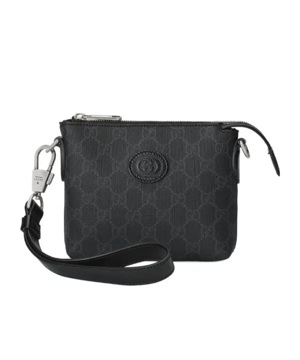 Gucci Gg Supreme Messenger Bag - Black