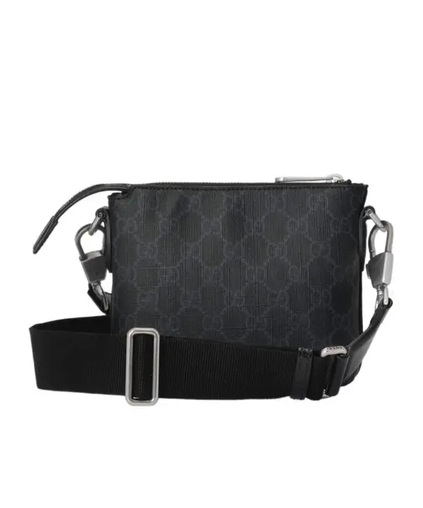 Gucci Gg Supreme Messenger Bag - Black