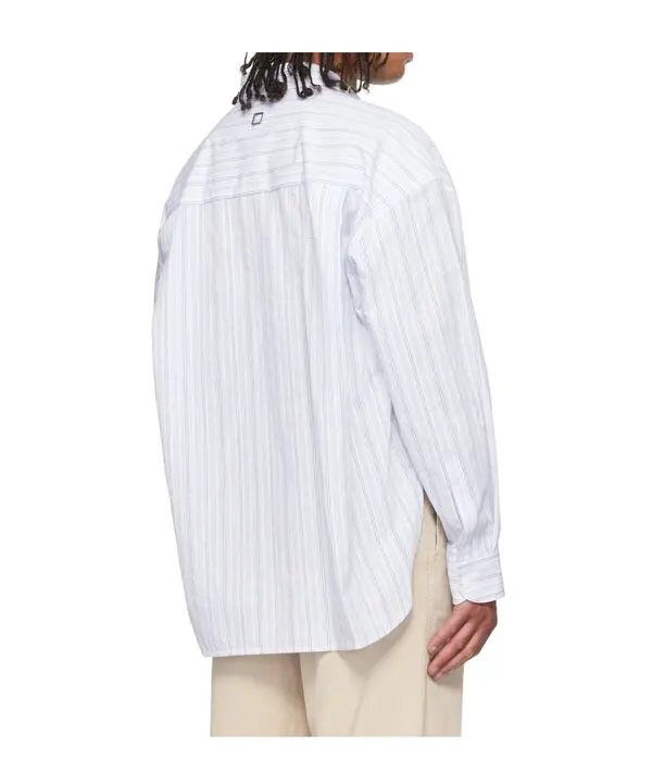 WOOYOUNGMI Long-sleeved Striped Shirt