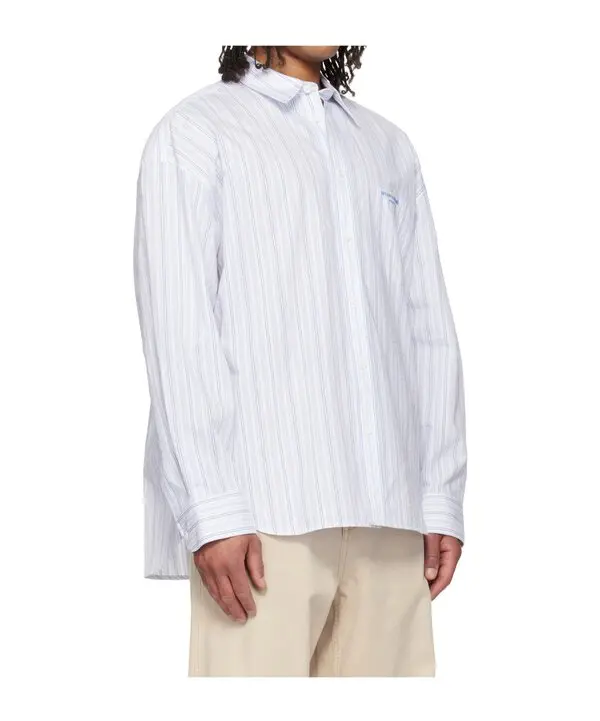 WOOYOUNGMI Long-sleeved Striped Shirt