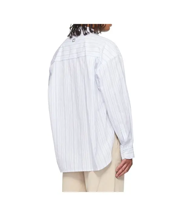 WOOYOUNGMI Long-sleeved Striped Shirt