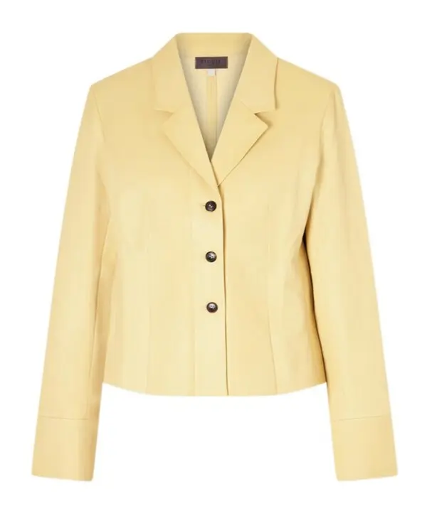 Stouls Leather Jacket - Nude