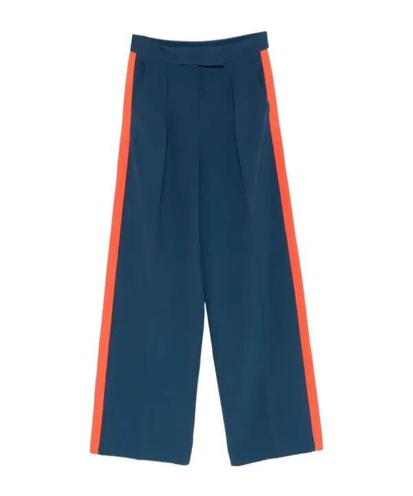 Patrizia Pepe Side Stripe Wide Leg Trousers