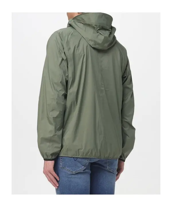 K-WAY Waterproof Zip Hooded Jacket - Gray