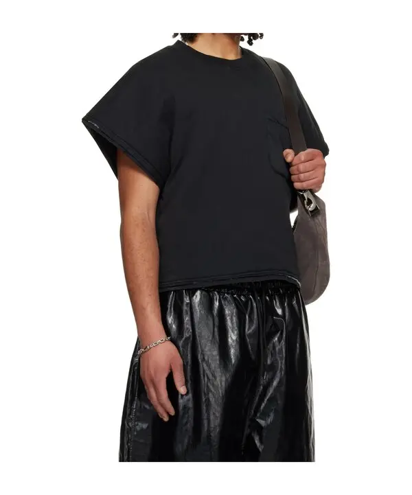 LU'U DAN Crew Neck Short-sleeved T-shirt
