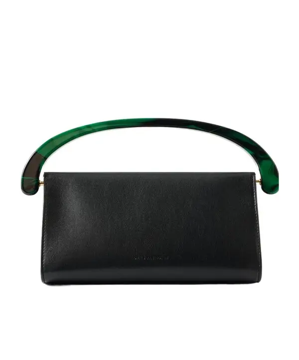 Dries Van Noten Small Leather Bag With Hoop Handle