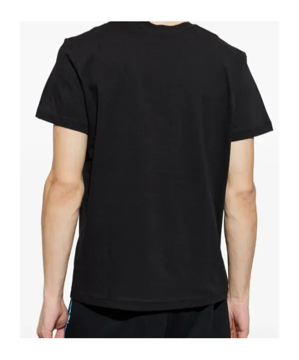 Versace Logo Printed Crewneck T-shirt