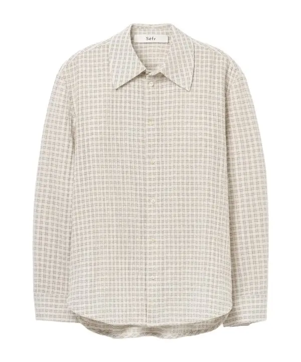 Séfr Textured Check Shirt