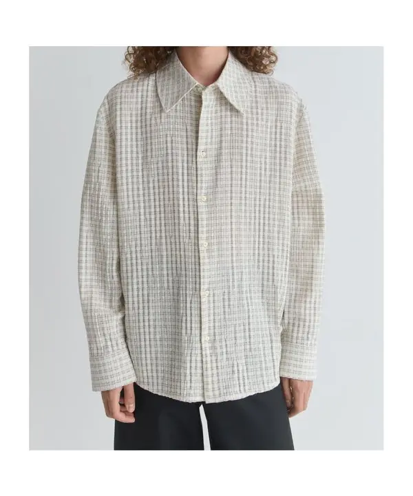 Séfr Textured Check Shirt