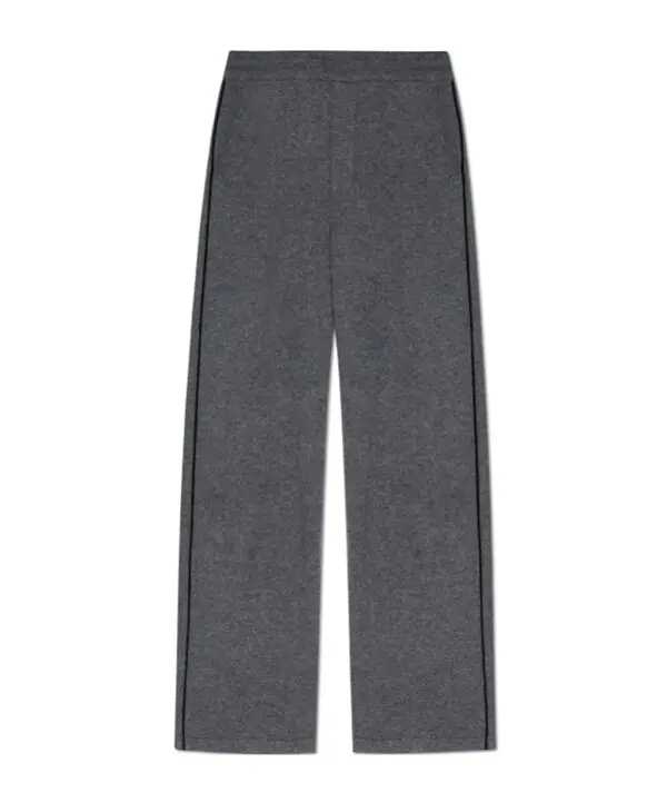 LISA YANG Lukas Piped Trousers - Graphite Black