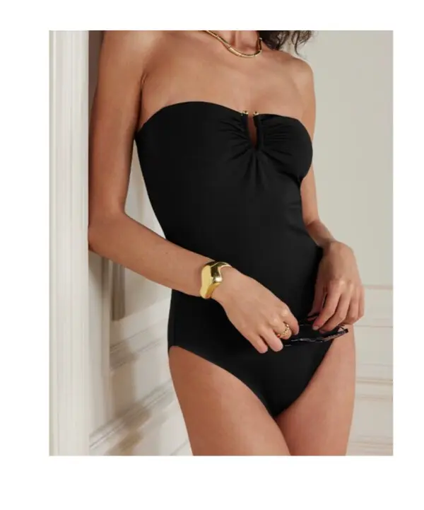 NILI LOTAN Spaghetti Strap One Piece Swimsuit