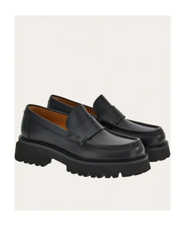 FERRAGAMO Leather Loafers