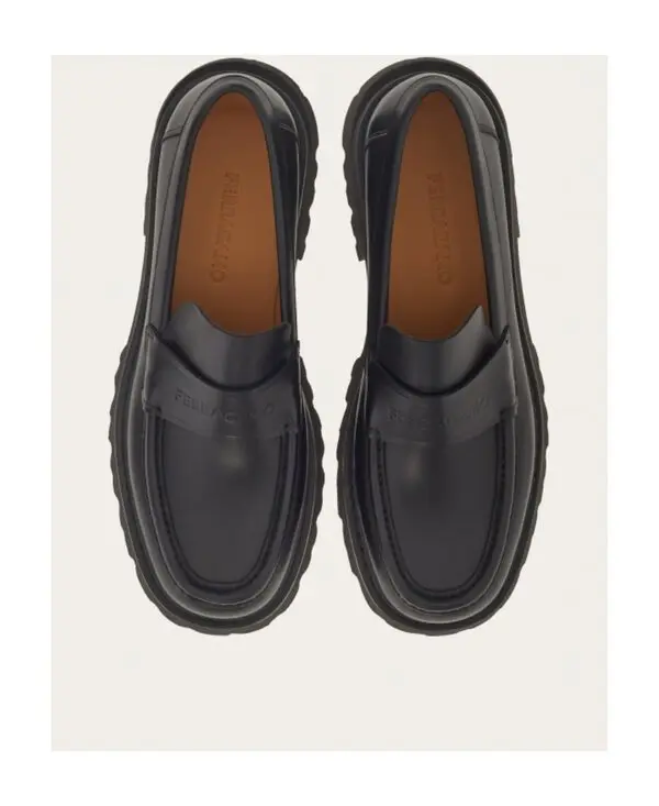 FERRAGAMO Leather Loafers