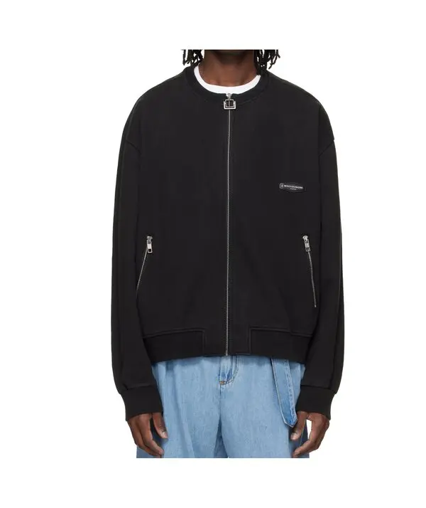 WOOYOUNGMI Zippered Long-sleeved Sweatshirt