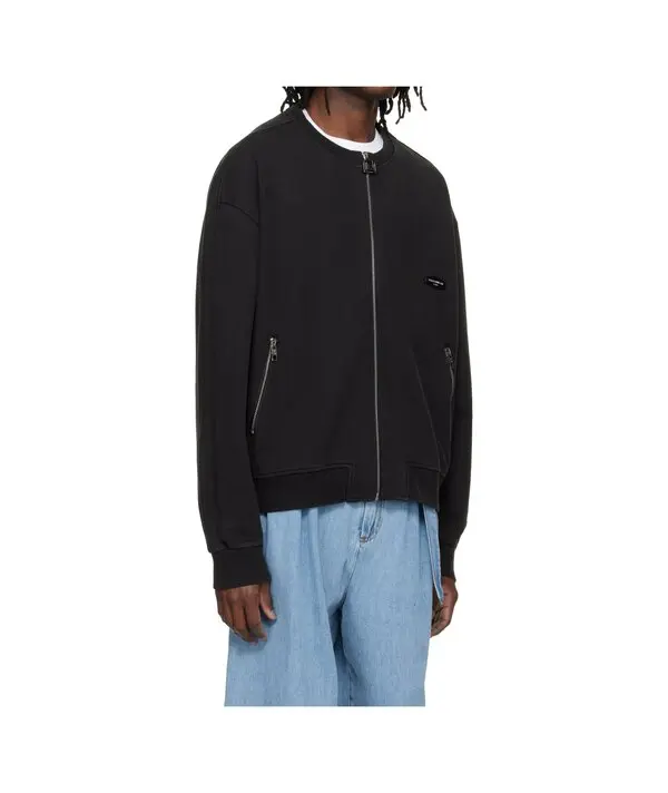 WOOYOUNGMI Zippered Long-sleeved Sweatshirt