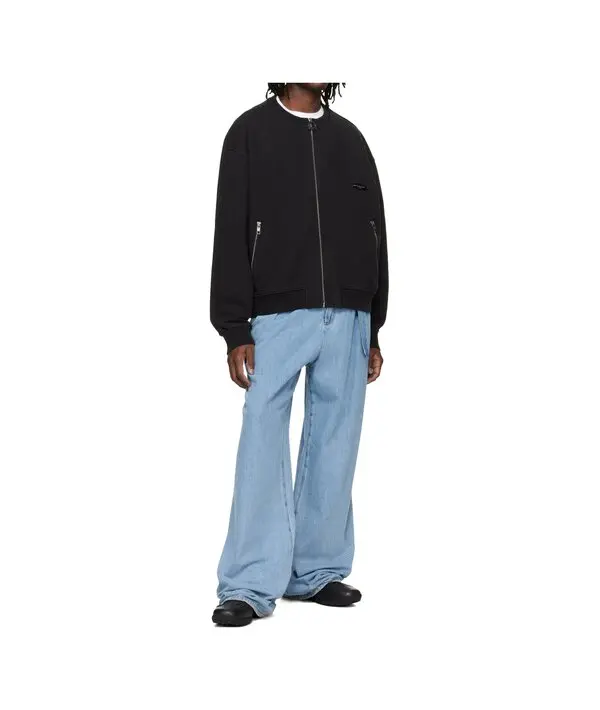 WOOYOUNGMI Zippered Long-sleeved Sweatshirt