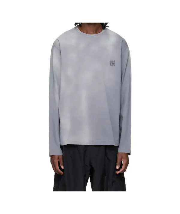 WOOYOUNGMI Long-sleeved Dyed Logo T-shirt