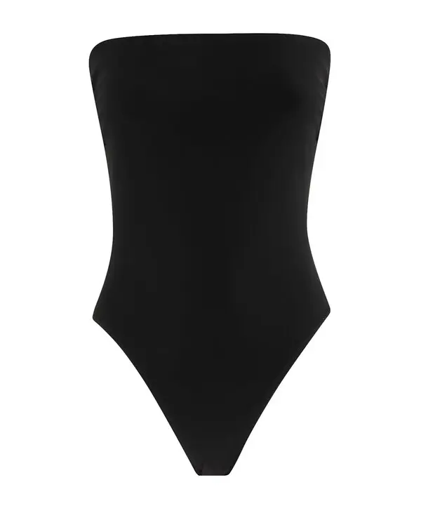 Norma Kamali Bishop Strapless Bodysuit