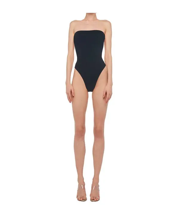 Norma Kamali Bishop Strapless Bodysuit