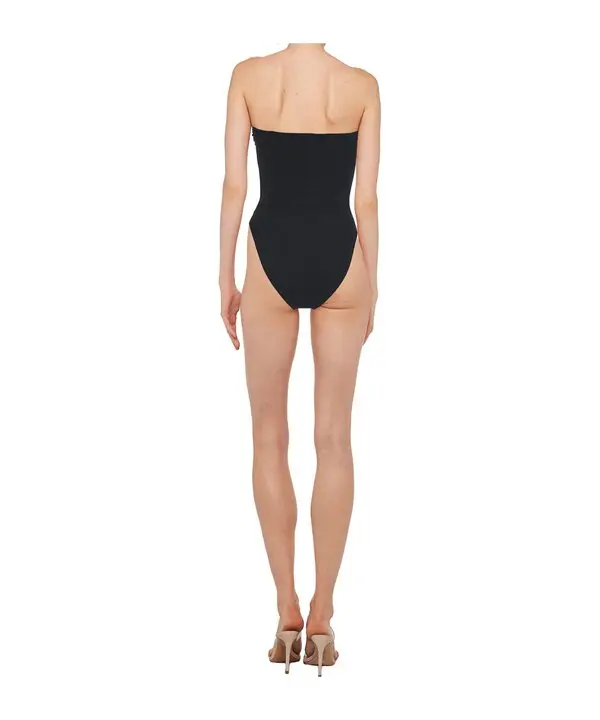 Norma Kamali Bishop Strapless Bodysuit