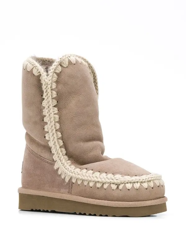 Mou Mouk Original Eskimo 24 Stitch Detailed Boots - Brown