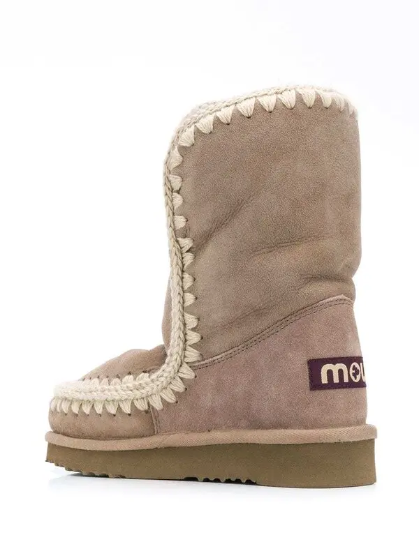 Mou Mouk Original Eskimo 24 Stitch Detailed Boots - Brown