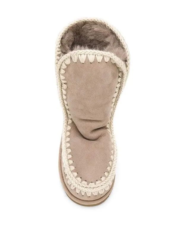 Mou Mouk Original Eskimo 24 Stitch Detailed Boots - Brown