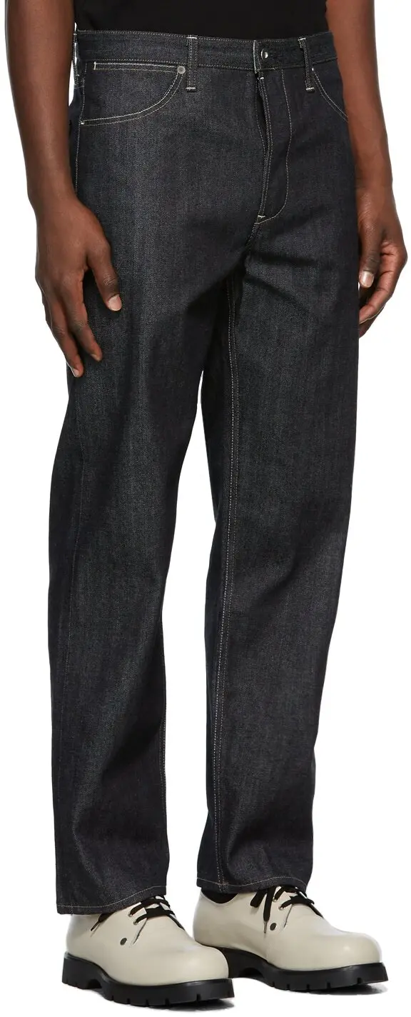 JIL SANDER Wide-leg Jeans - Black