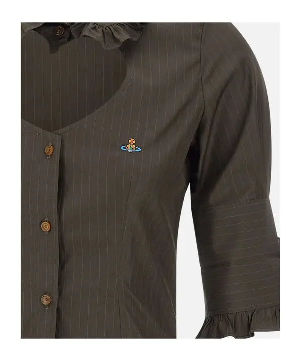 VIVIENNE WESTWOOD Ruffle Detail Button-up Shirt