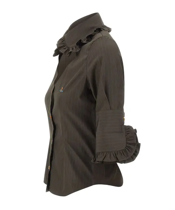 VIVIENNE WESTWOOD Ruffle Detail Button-up Shirt