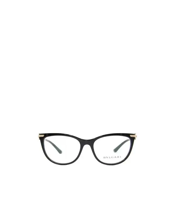 BVLGARI Cat Eye Eyeglasses - Black