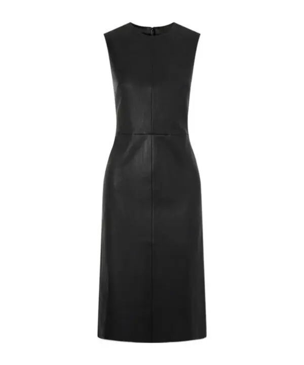 Stouls Leather Midi Dress