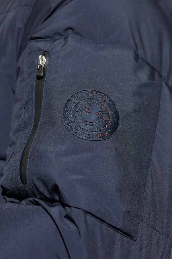 SAVE THE DUCK Hooded Insulated Jacket - Black