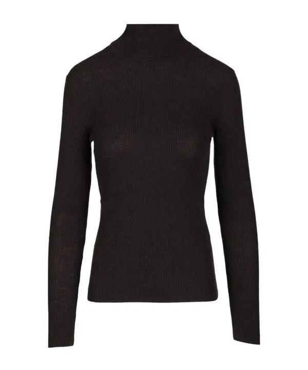 P.a.r.o.s.h High Neck Ribbed Knit Jumper