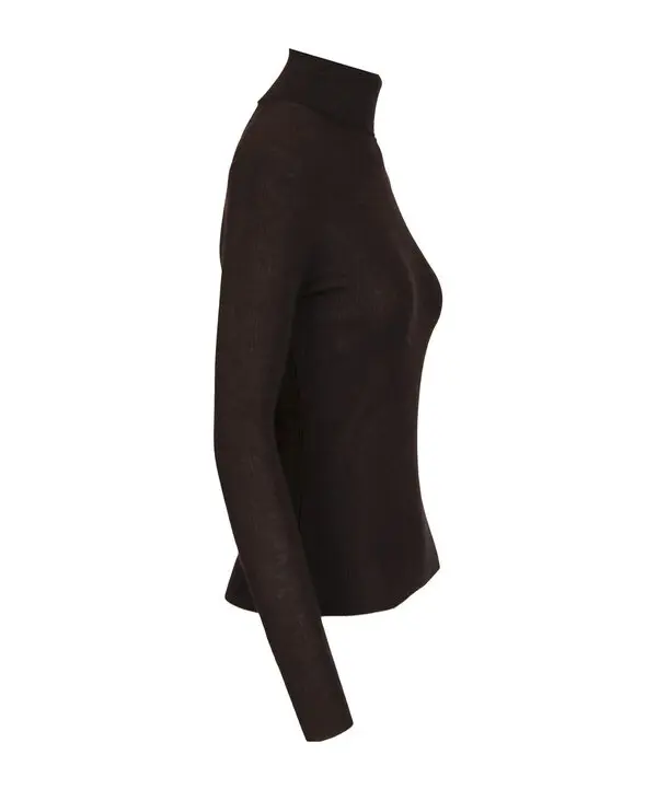 P.a.r.o.s.h High Neck Ribbed Knit Jumper