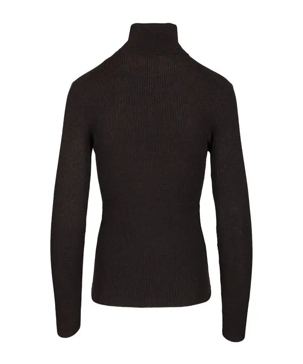 P.a.r.o.s.h High Neck Ribbed Knit Jumper