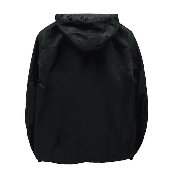 Prada Long Sleeve Zip-up Jacket With Logo Detail