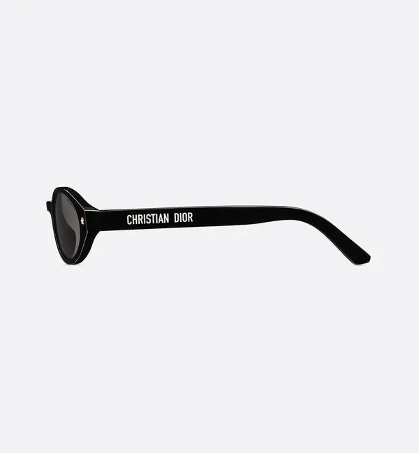 Dior Oval Full Frame Sunglasses With Star Embellishments