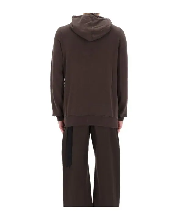 Rick Owens Zipped Hoodie - Black