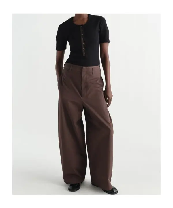 LEMAIRE Wide Leg Chino Trousers