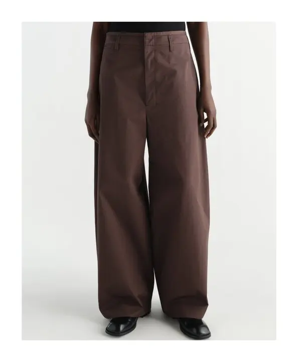 LEMAIRE Wide Leg Chino Trousers