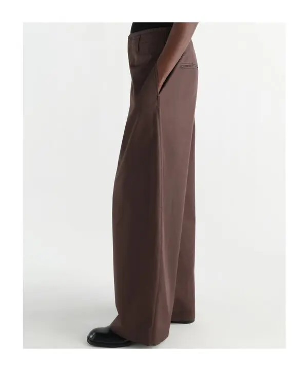LEMAIRE Wide Leg Chino Trousers