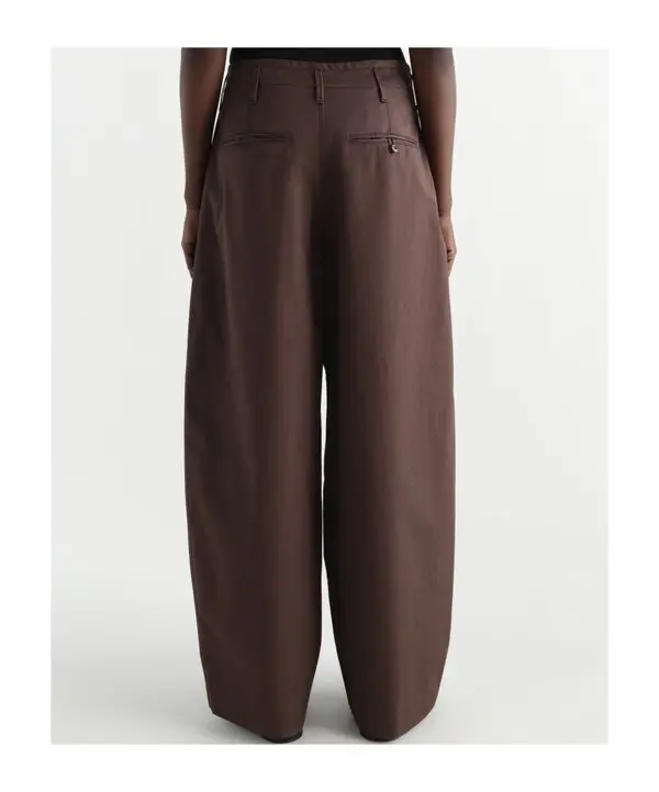 LEMAIRE Wide Leg Chino Trousers