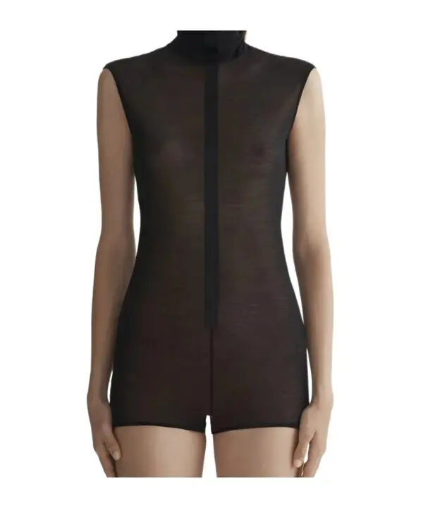 MUGLER High-neck Sleeveless Top