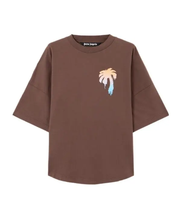 Palm Angels I Love Pa Oversize T-shirt - Brown