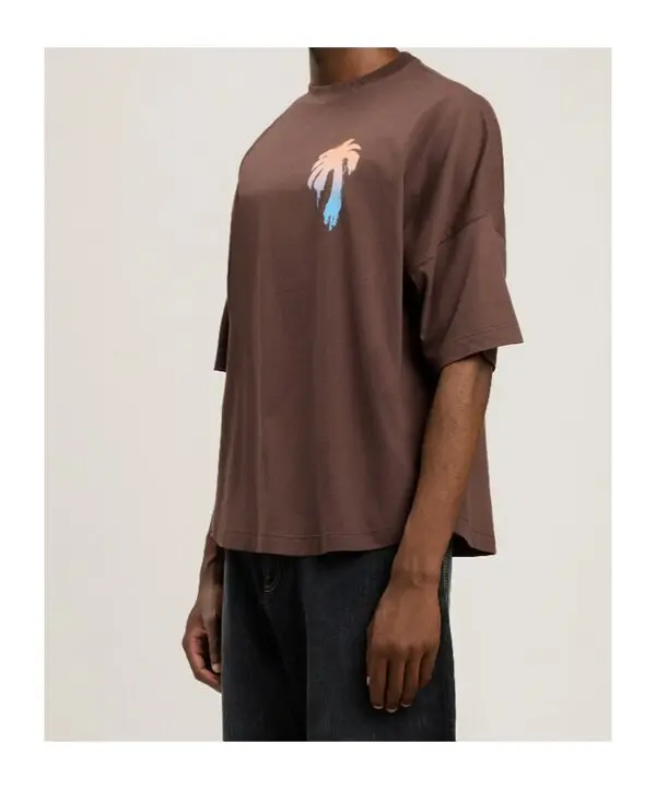 Palm Angels I Love Pa Oversize T-shirt - Brown