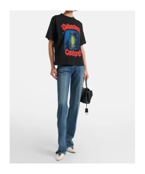 Balenciaga High-rise Straight Leg Jeans