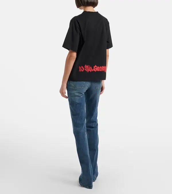 Balenciaga High-rise Straight Leg Jeans