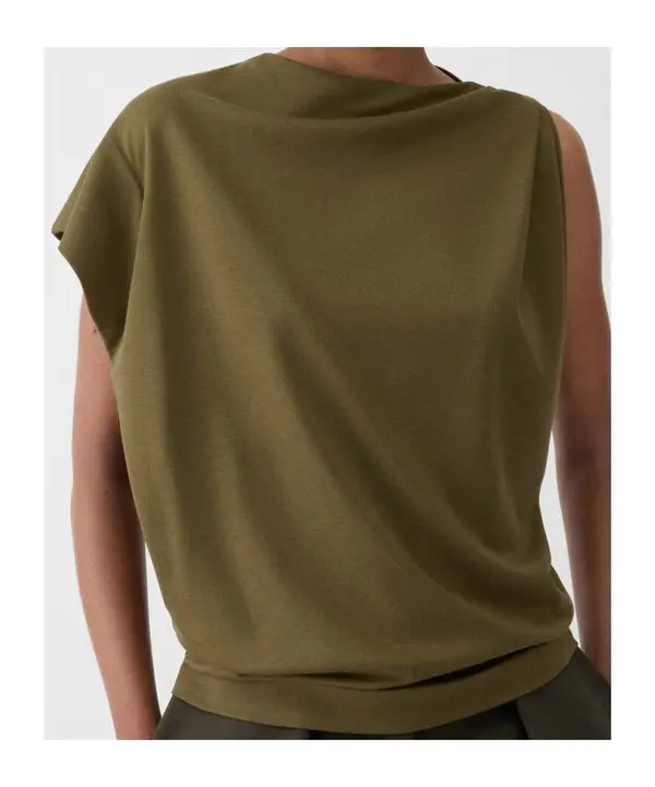 Jacquemus Draped Asymmetrical Top